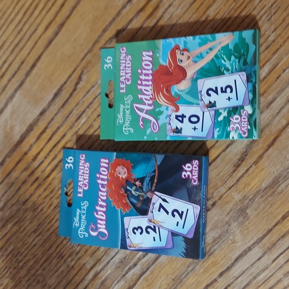 Disney | Toys | Disney Princess Learning Cards Bundle | Poshmark